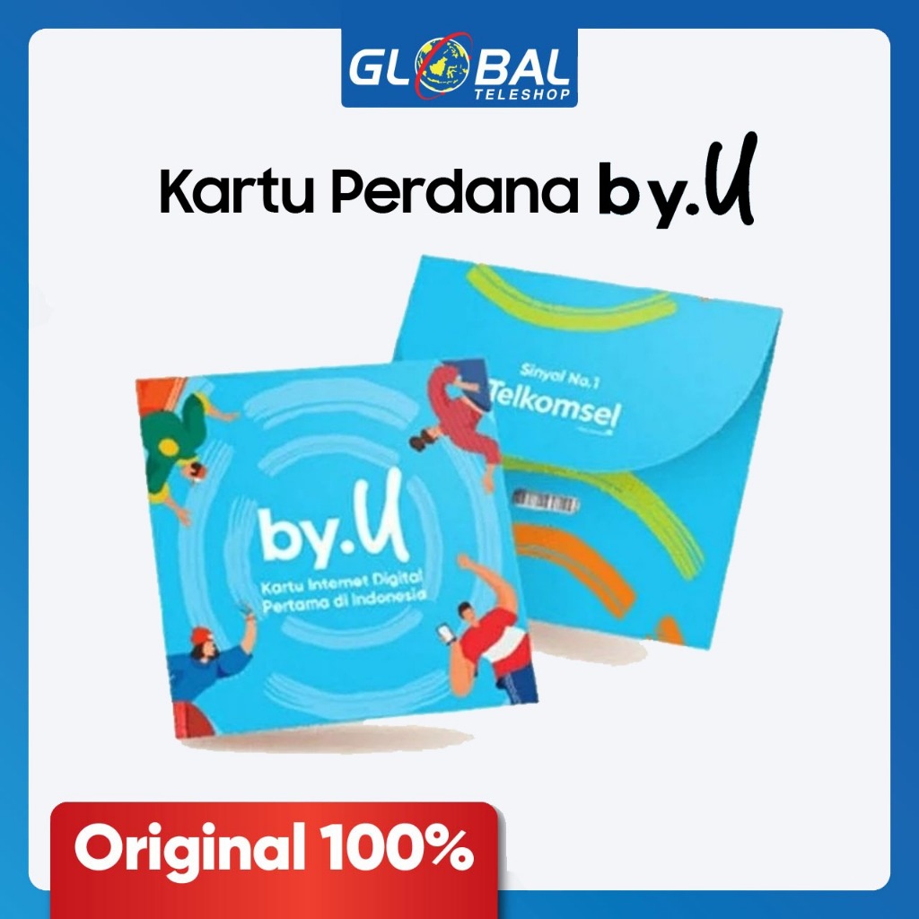 Jual Kartu Perdana Internet By.U 42GB (TELKOMSEL) | Shopee Indonesia