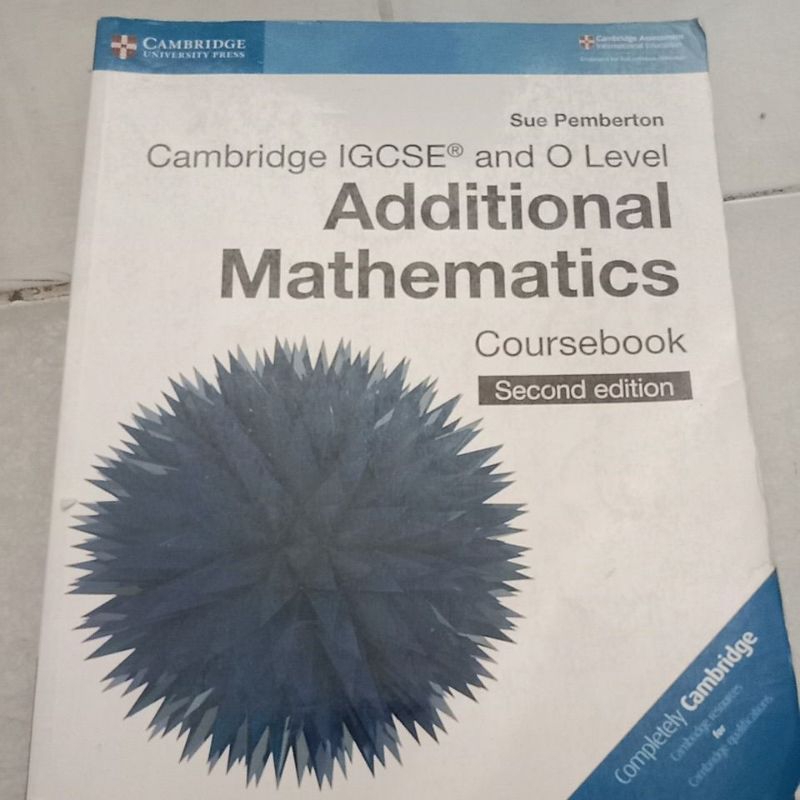 Jual Buku Cambridge Igcse And O Level Additional Mathematics Course Book Shopee Indonesia