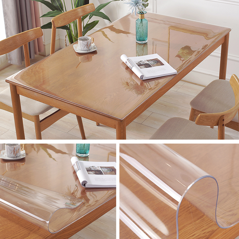 Jual Taplak Meja Makan Plastik Bening Transparan / Taplak Meja Bening ...