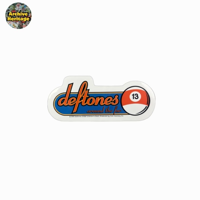 Jual sticker DEFTONES Band rock pool logo stiker alternative rock metal ...