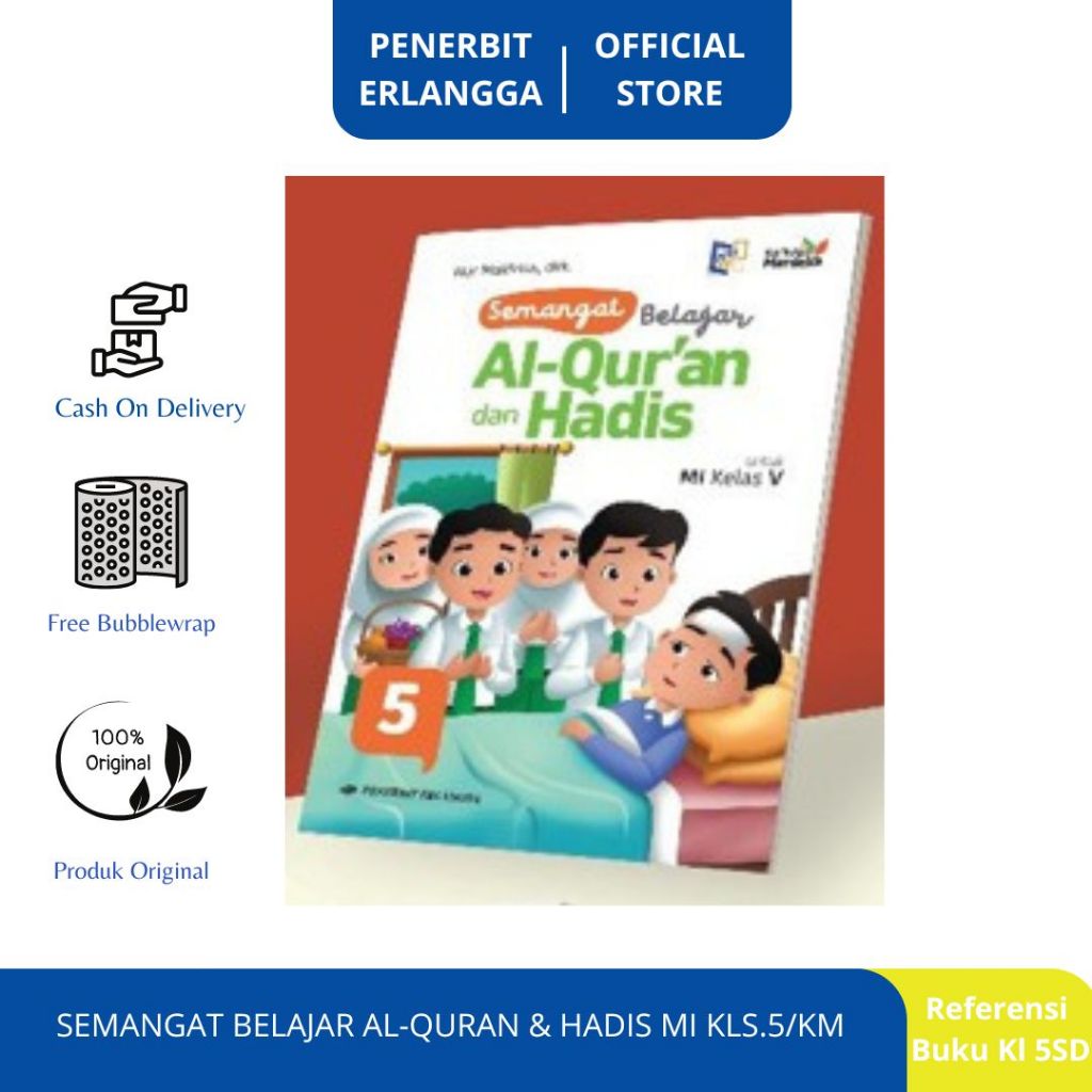 Jual [Erlangga Official] Semangat Belajar Al-Quran & Hadis Mi Kelas 5 - Kurikulum Merdeka ...