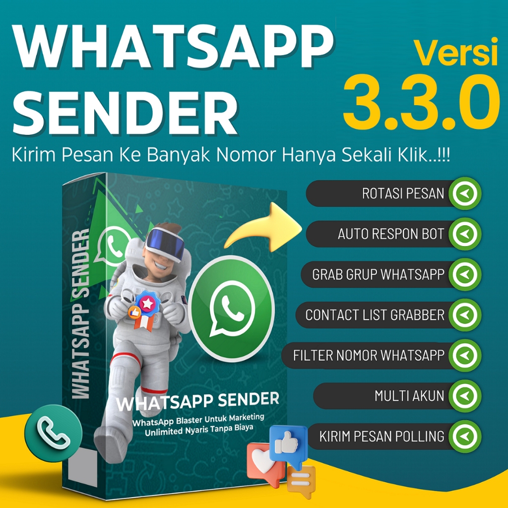 Jual Whatsapp Anti Blokir Aplikasi Blaster Broadcast Terbaik Lisensi ...