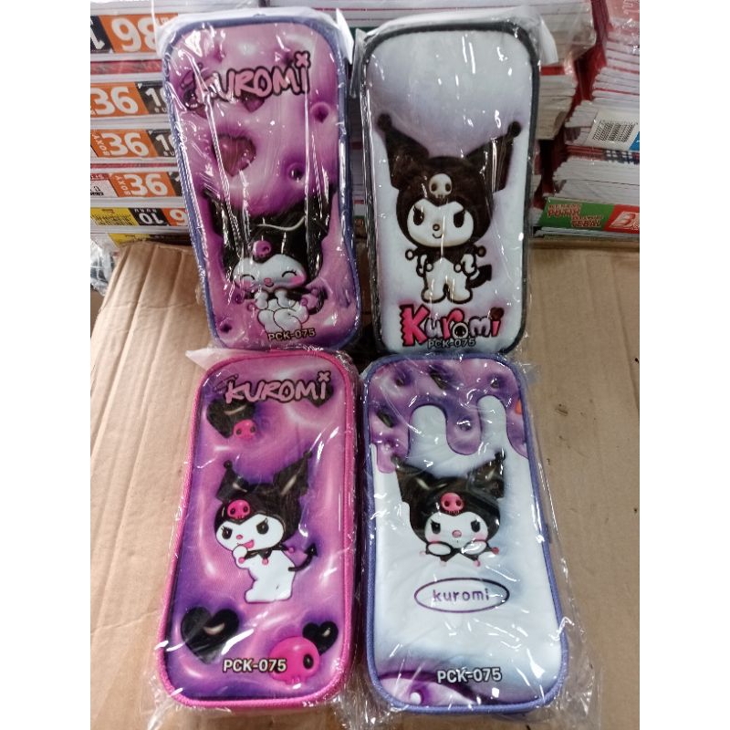 Jual TEMPAT PENSIL DAN PULPEN / DOMPET PENSIL DAN PULPEN MOTIF KUROMI ...
