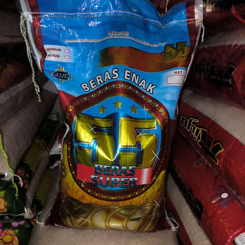 Jual Beras 55 Merah 10 Kg | Shopee Indonesia