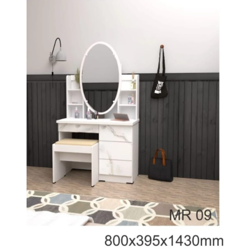 Jual MEJA RIAS MEJA KACA MEJA MAKE UP MEJA MINIMALIS DRESSING TABLE ...