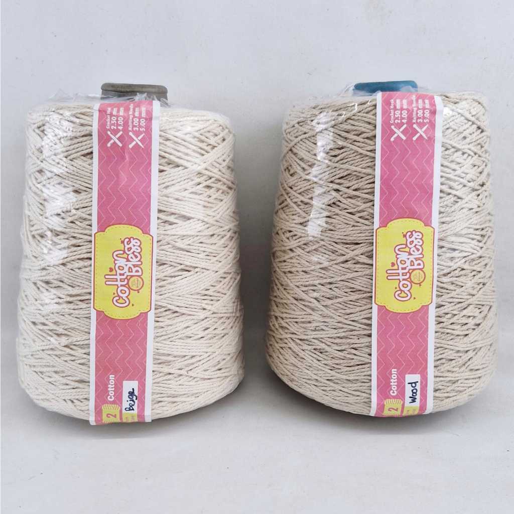 Jual GOMERAJUT-Benang Rajut Katun Bless Cones | Shopee Indonesia