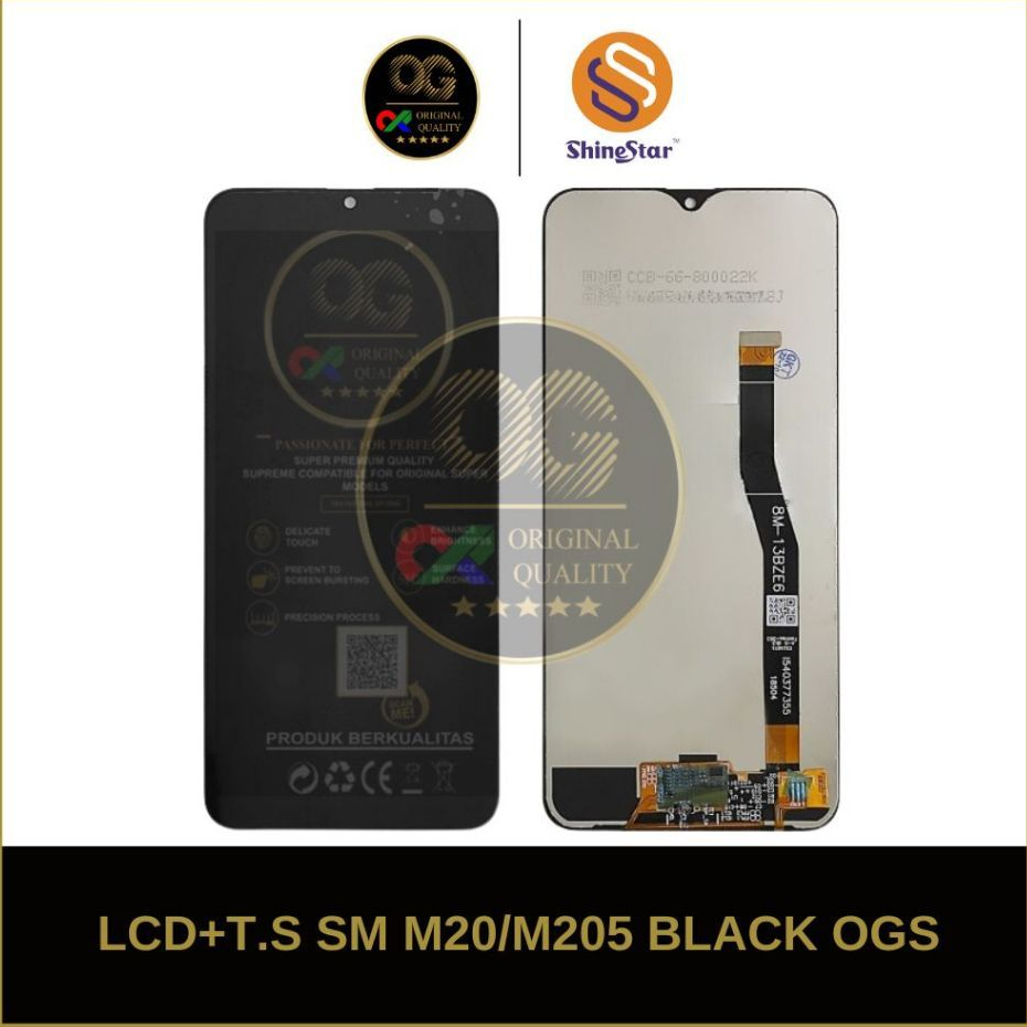 Jual LCD TOUCHSCREEN SAMSUNG M20 / M205 OG ORI SUPER BLACK | Shopee ...