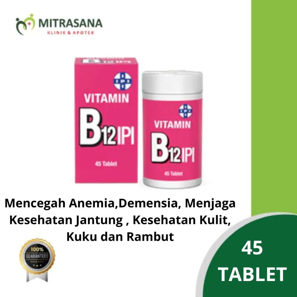 Jual VITAMIN IPI B12 @45 TABLET | Shopee Indonesia