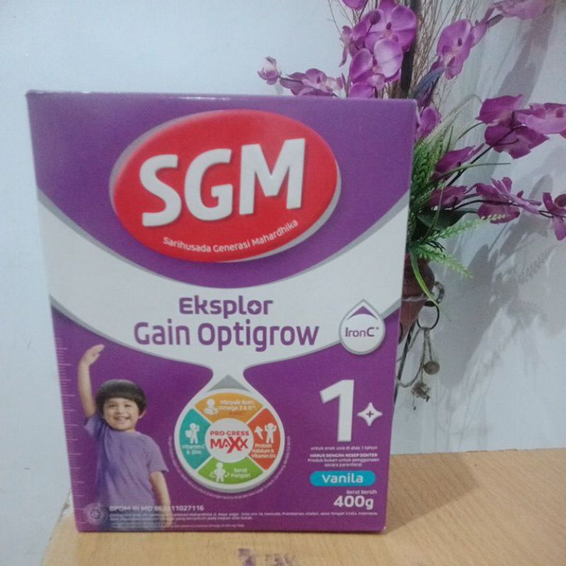 Jual SGM Gain Optigrow 1+ 400 gr | Shopee Indonesia