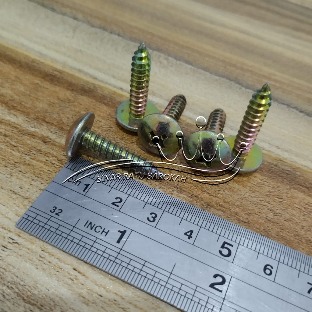 Jual SEKRUP SKRUP TS JT 12X1 PANJANG 2,5 CM 2,5CM 12 X 1 IN TAB TSAB ...