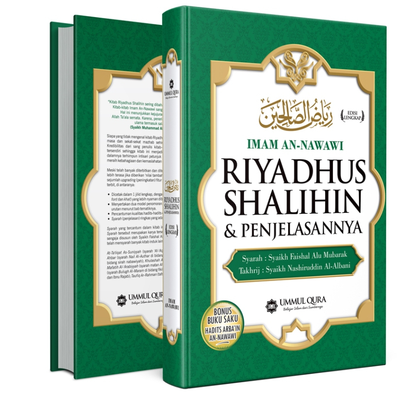Jual Kitab Riyadhus Shalihin (HC) by Imam AN- Nawawi Penerbit Ummul Qura | Shopee Indonesia