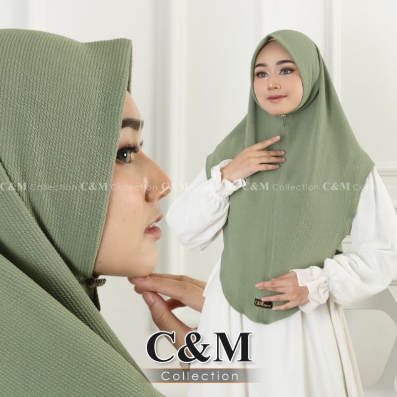 Jual HIJAB BERGO INSTAN KERUDUNG JERSEY KNIT JILBAB PED MALAY | Shopee Indonesia