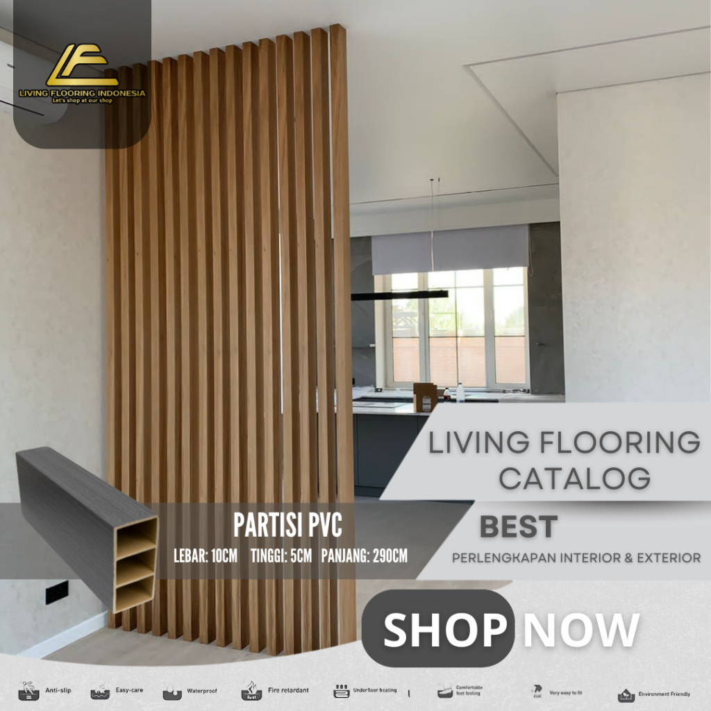 Jual Partisi PVC | Pembatas Ruangan Minimalis Modern | Shopee Indonesia