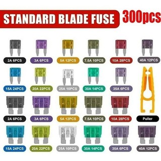 Jual 300pcs Sekring Mobil Car Fuse Blade Medium with Box Set Sikring ...