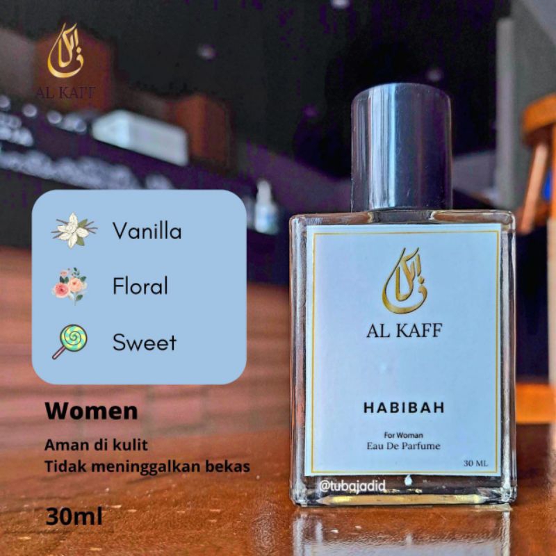 Jual AL KAFF PARFUM WANITA VARIAN HABIBAH (VANILLA) EAU DE PERFUME 30 ...