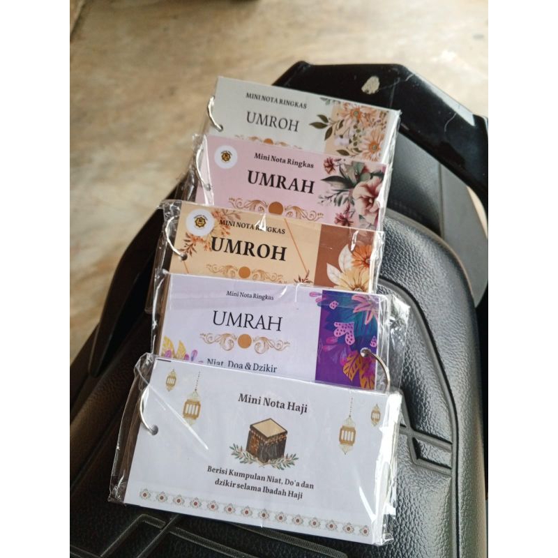 Jual Nota Mini Umrah | Nota Panduan Umrah | Doa dan dzikir Umrah ...