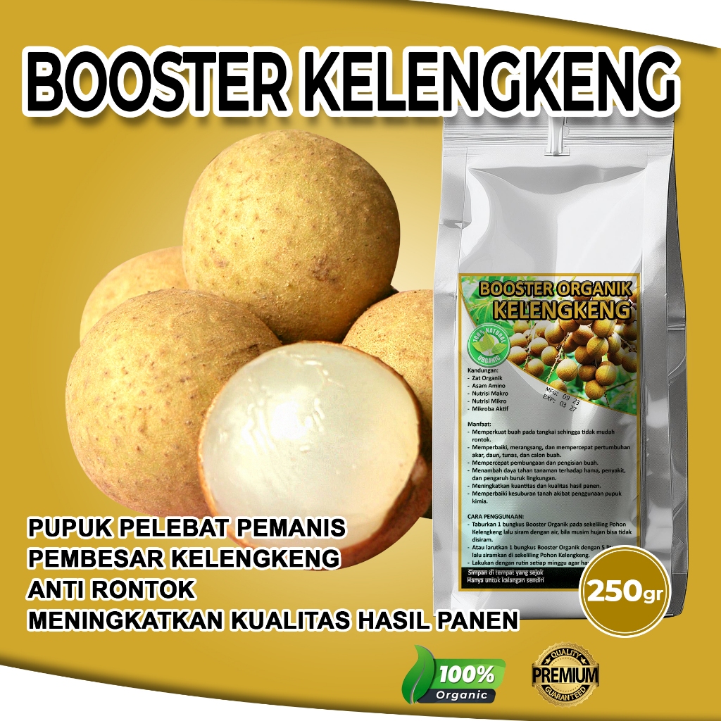 Jual Pupuk Booster Kelengkeng Organik Cepat Berbuah Lebat Anti Rontok | Shopee Indonesia