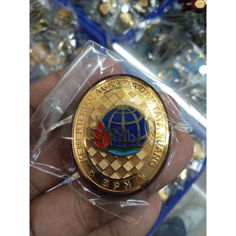 Jual PIN ATR BPN RI LENCANA ATR BPN MAGNET MODEL LOGO TUMPUK | Shopee ...