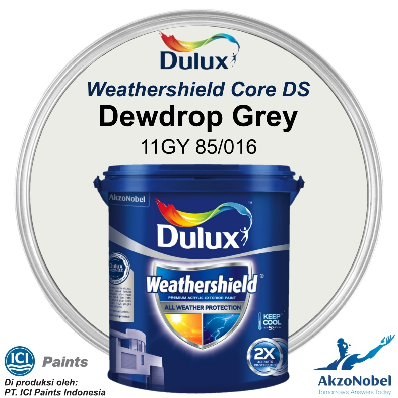 Jual CAT DULUX WEATHERSHIELD 20 LT - DEWDROP GREY 11GY 85/016 | Shopee ...