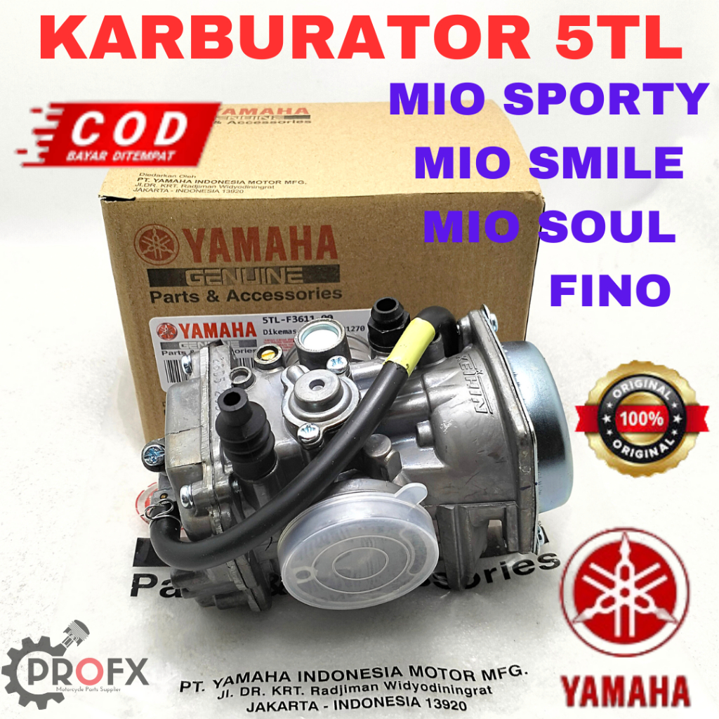 Jual KARBURATOR 5TL YAMAHA MIO SPORTY MIO SMILE MIO SOUL FINO KARBU ...