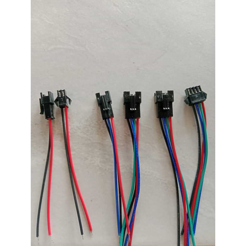 Jual 2P 3P 4P Soket Terminal Kabel Jantan Betina Konektor SM Socket EL ...