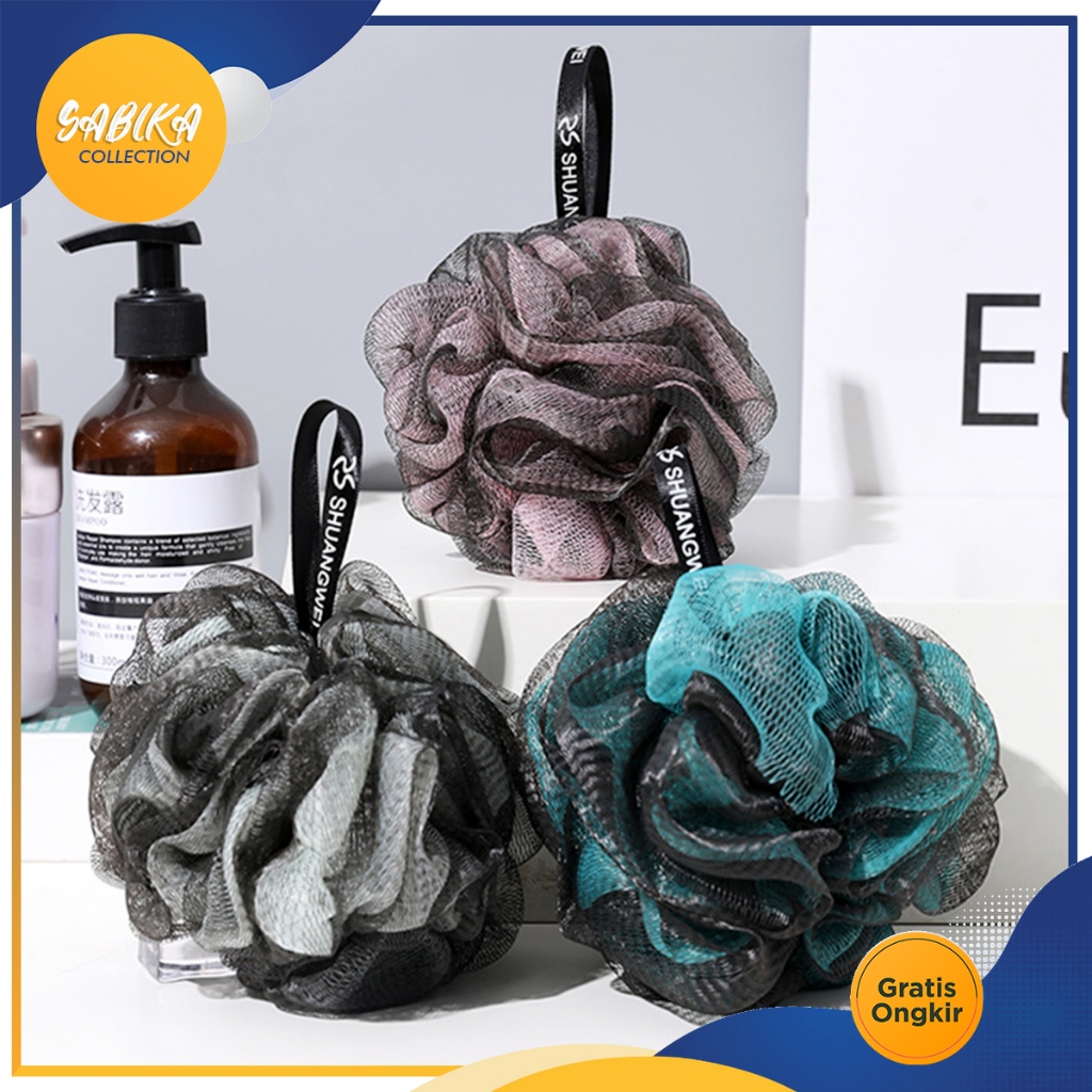 Jual Spons Sabun Renda Cantik Spons Mandi Jaring Bola Premium ...