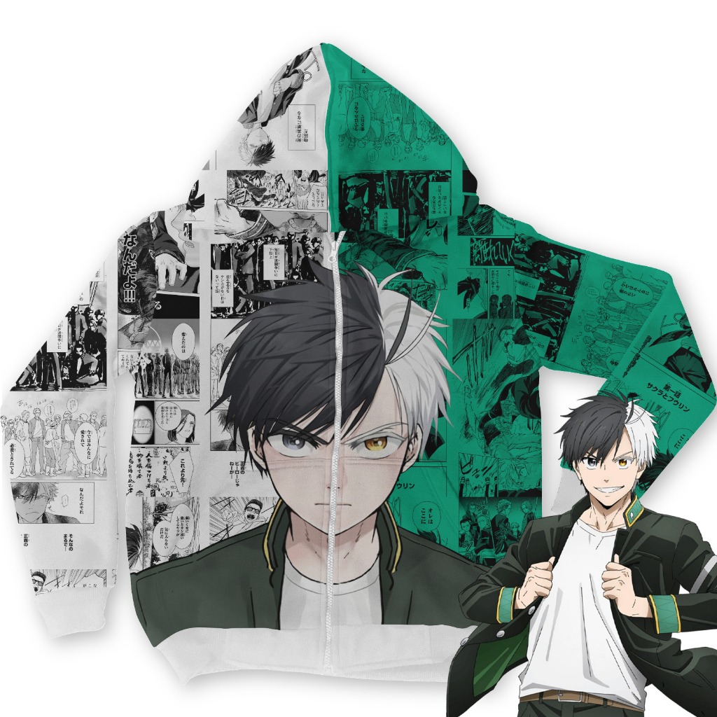 Jual Jaket Wind Breaker Bofurin Sakura Haruka Fullprint Anime Manga ...