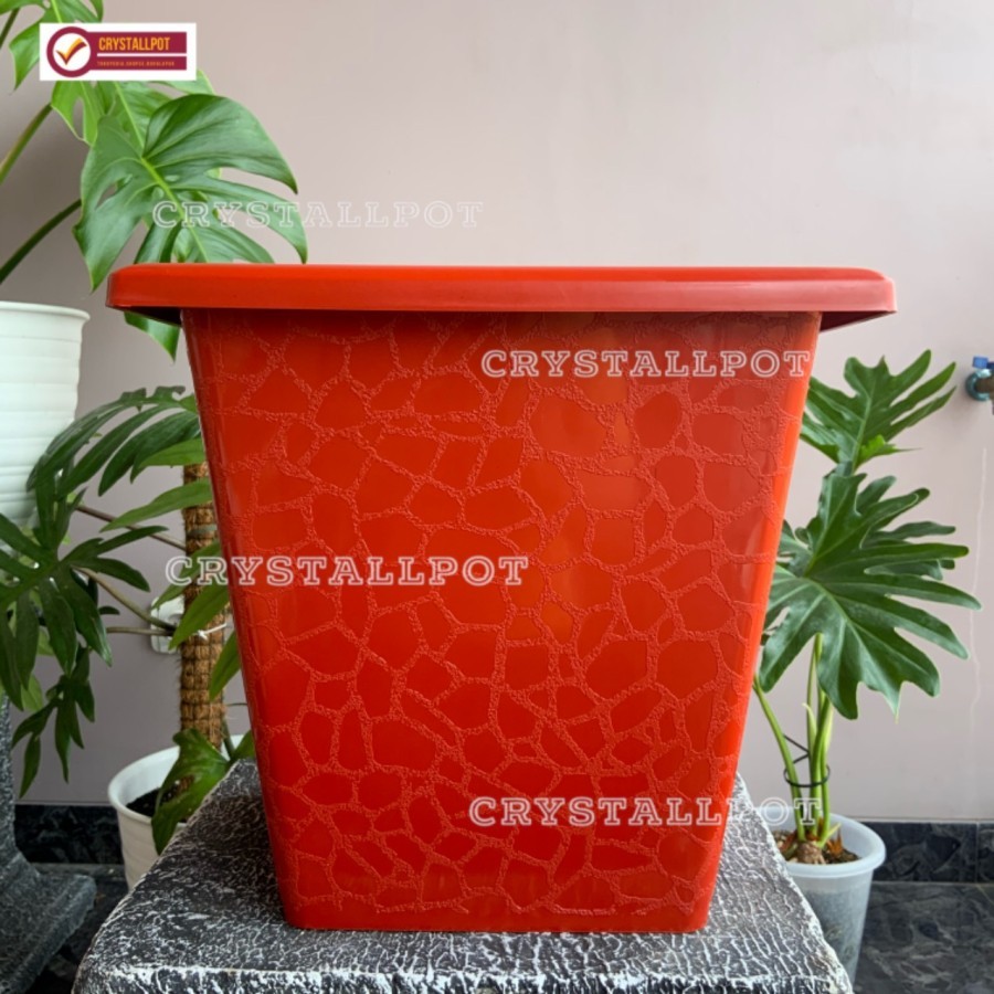 Jual POT BUNGA TANAMAN KOTAK TINGGI ROSA 45 BATA - BJ ROSA 45SG MERAH ...