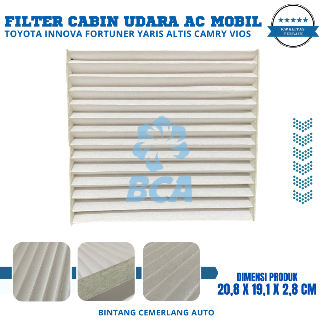 Jual FILTER CABIN UDARA KABIN AC Mobil Toyota Innova Fortuner Yaris ...
