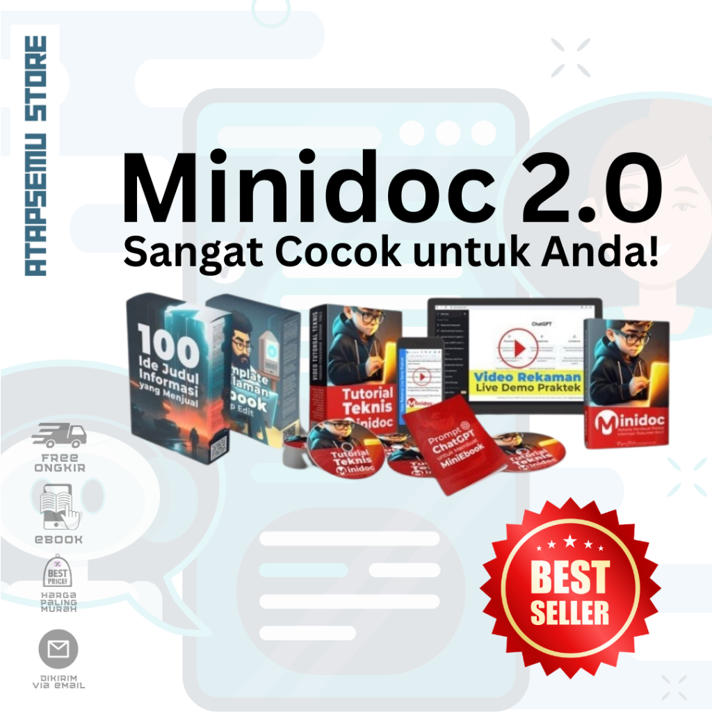 Jual MINIDOC 2.0: Panduan Lengkap Membuat Ebook Lalu Menjualnya via Web Sistem Order Autopilot ...