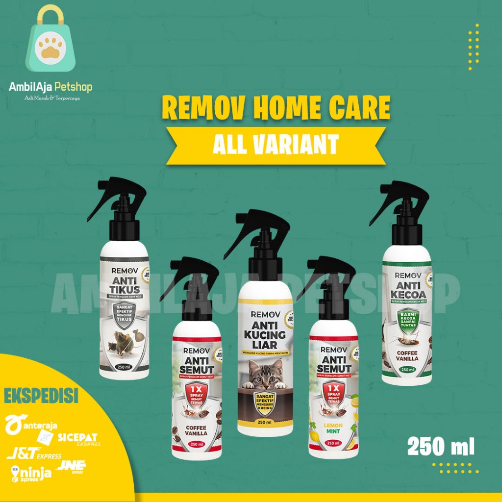 Jual REMOV Home Care Spray 250ml - Anti Semut , Anti Kucing Liar, Anti ...