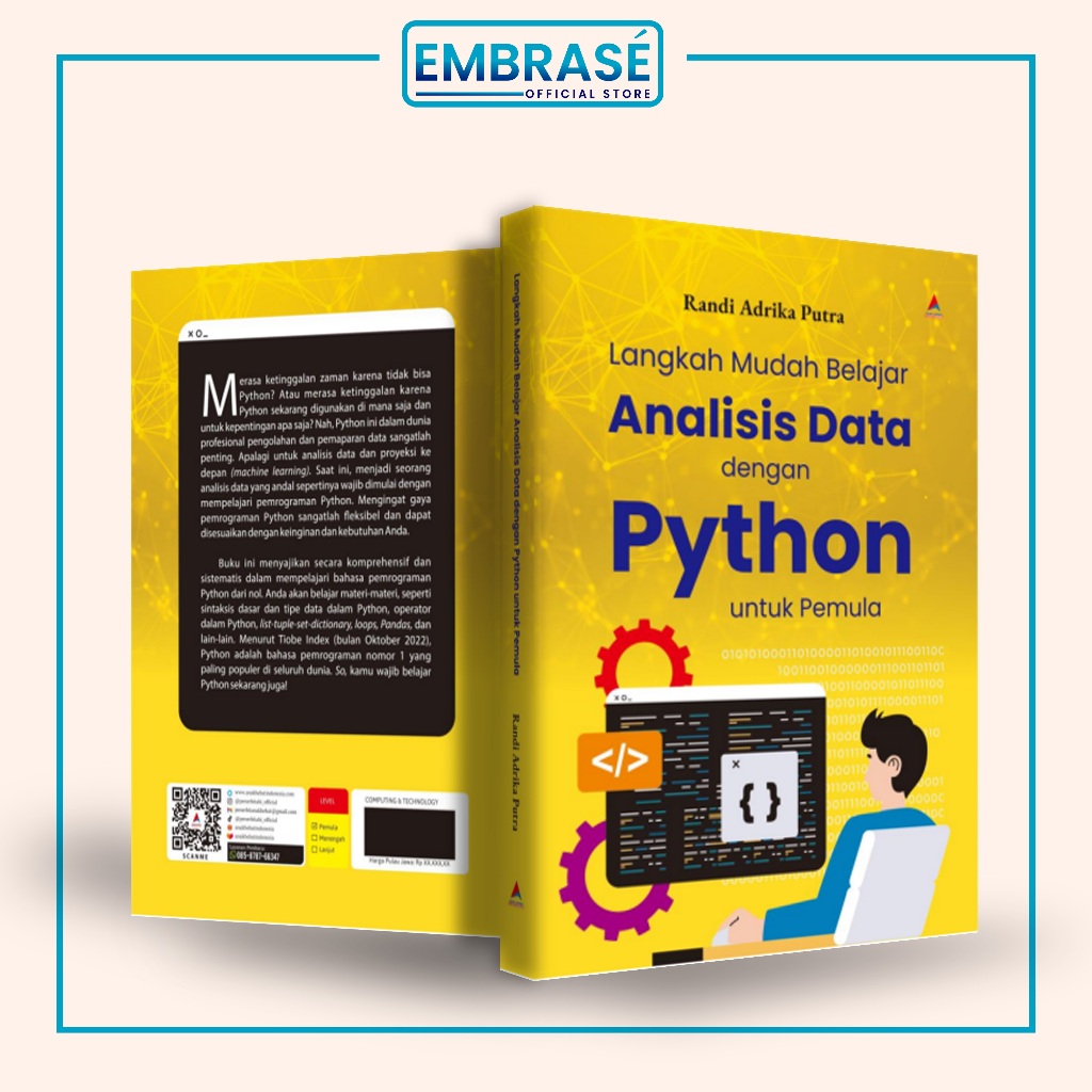 Jual Buku Langkah Mudah Belajar Analisis Data Dengan Python - Embrase ... Jual Buku Langkah Mudah Belajar Analisis Data Dengan Python - Embrase ...