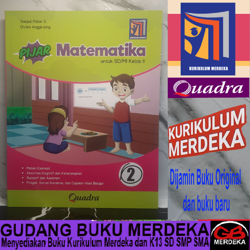 Jual Pijar Pendidikan Pancasila Kelas 3 SD/MI Kurikulum Merdeka Penerbit: Quadra Penulis: Rina ...