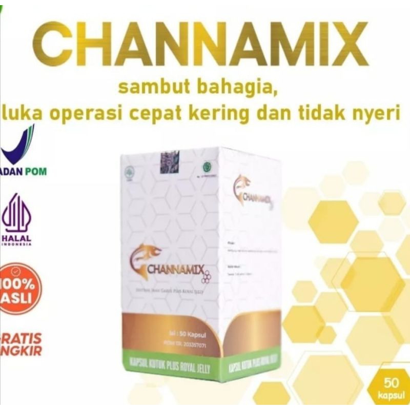 Jual CHANAMIX Obat Herbal Kapsul Ampuh Memepercepat Penyembuhan Pasca ...