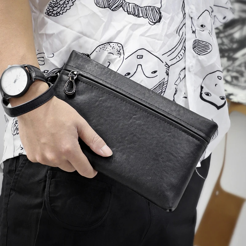 Jual Tas Tangan Pria Kulit Asli Premium - Handbag Clutch Asli Kulit ...