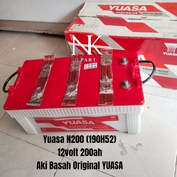 Jual Aki Accu Genset, Kapal dan Alat Berat Yuasa N200 Original 12v 200Ah | Shopee Indonesia