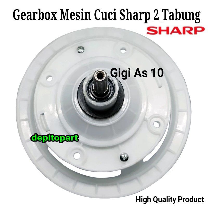 Jual Gearbox Mesin Cuci Sharp 2 Tabung Umum Gerigi As 10 | Shopee Indonesia