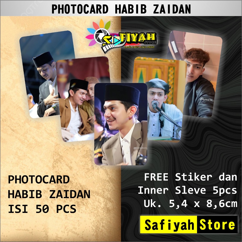 Jual PHOTOCARD HABIB ZAIDAN BIN YAHYA 50Pcs Murah | Bisa Cod, Ready ...