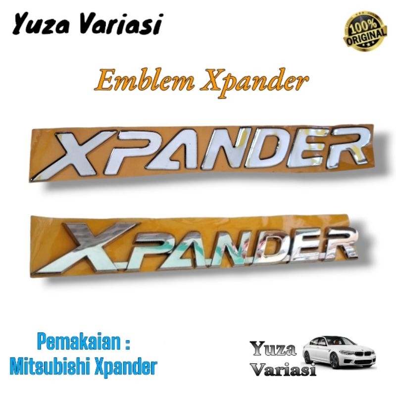 Jual EMBLEM XPANDER ORIGINAL MITSUBISHI XPANDER LOGO MERK TULISAN ...