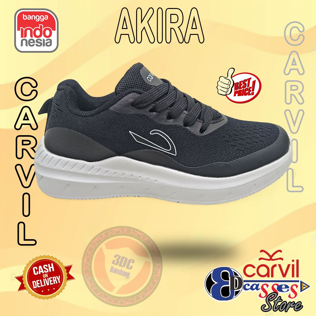 Jual Carvil AKIRA - Sepatu Sneakers Casual Sport Sekolah Pria Wanita ...