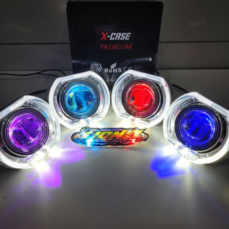 Jual Lampu Projie Biled Led X Case Cut Off 4.5 inch 45 watt dekat putih ...