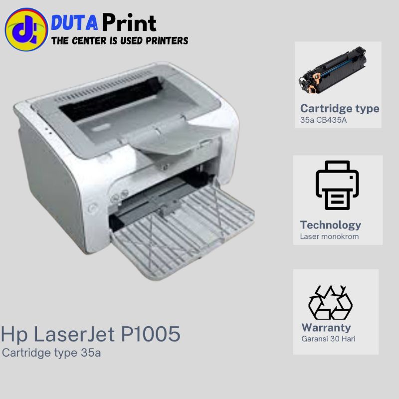 Jual Printer HP LaserJet P1005 bekas siap pakai | Shopee Indonesia