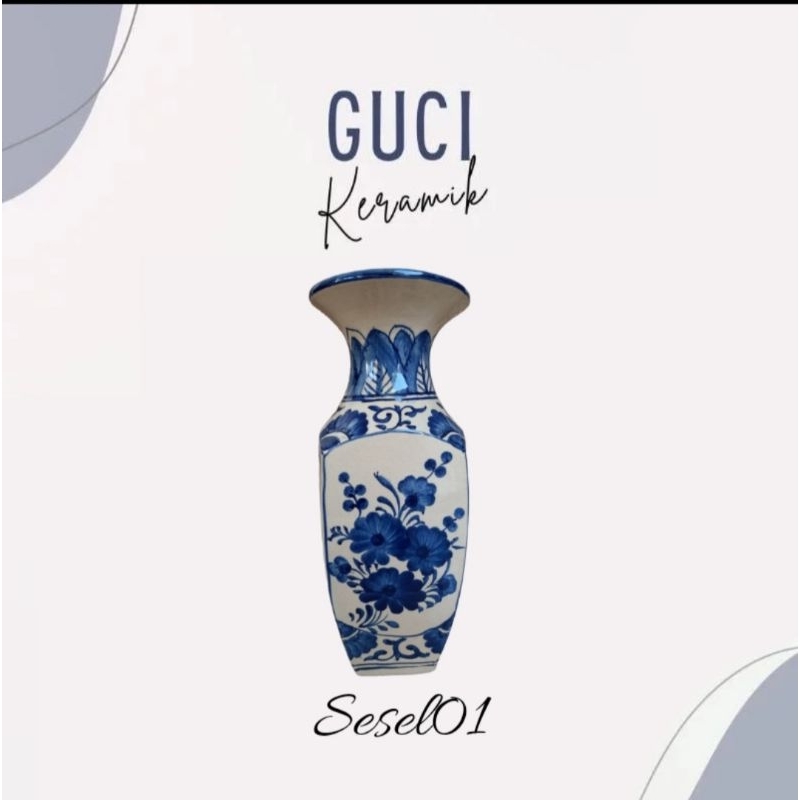 Jual Guci Keramik / Vas / Pot / Dekorasi Rumah / Dekorasi Kantor Harga ...