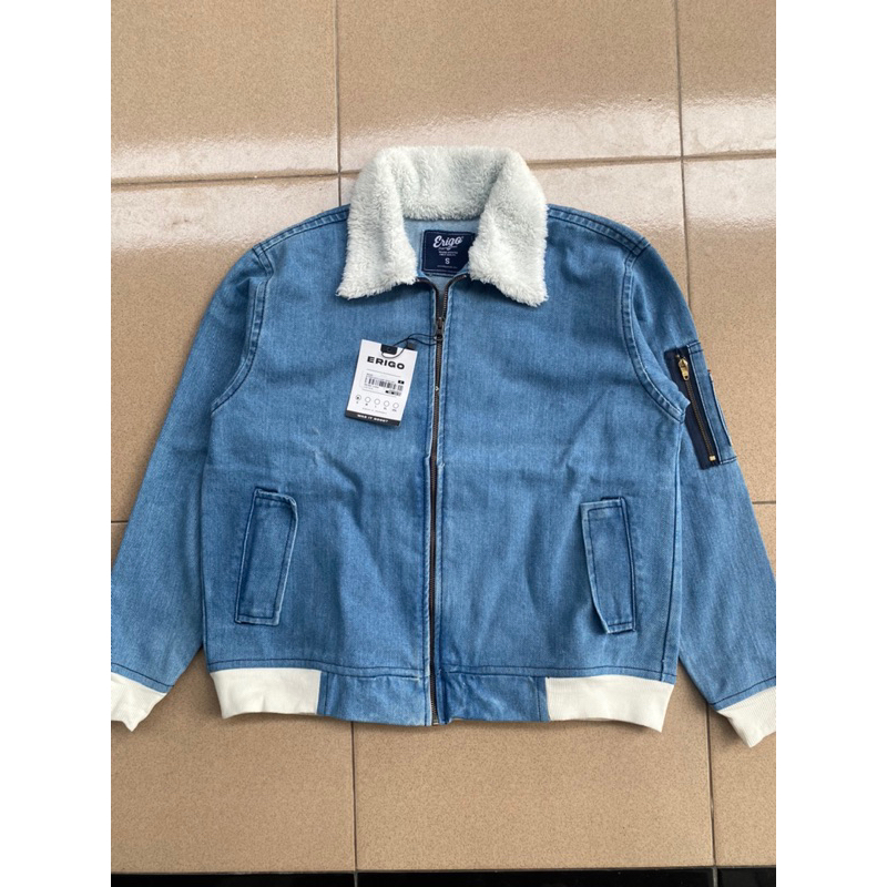 Jual ERIGO BOMBER DENIM | Shopee Indonesia
