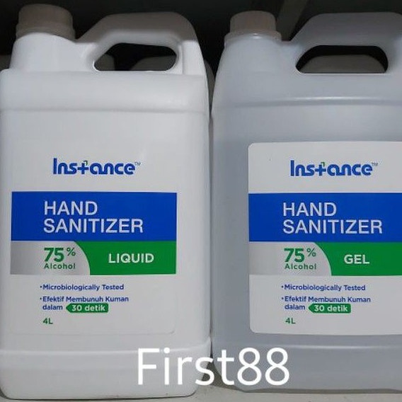 Jual Saatnya Promo HAND SANITIZER INSTANCE PRODUKSI PTKINO ISI 4 LITER Khusus Grab Express Baru ...