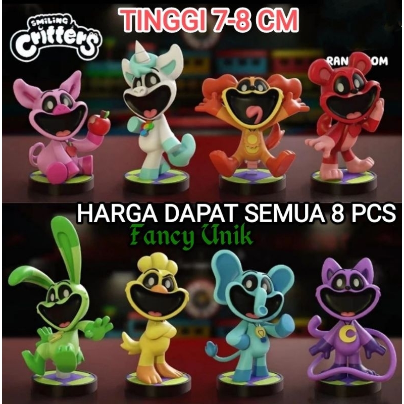 Jual Action Figure Topper Mainan Smiling Critters Catnap Dogday Bubba ...
