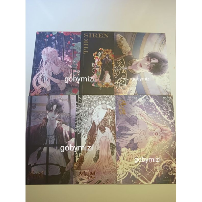 Jual MANHWA THE SIREN : BECOMING VILLAIN FAMILY POSTCARD EVENT | Shopee ...