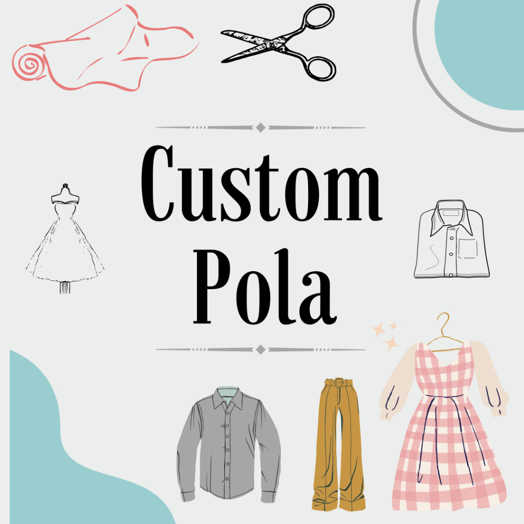 Jual Custom Pola Baju Satuan dan Konveksi Bahan Karton "Jasa Custom ...