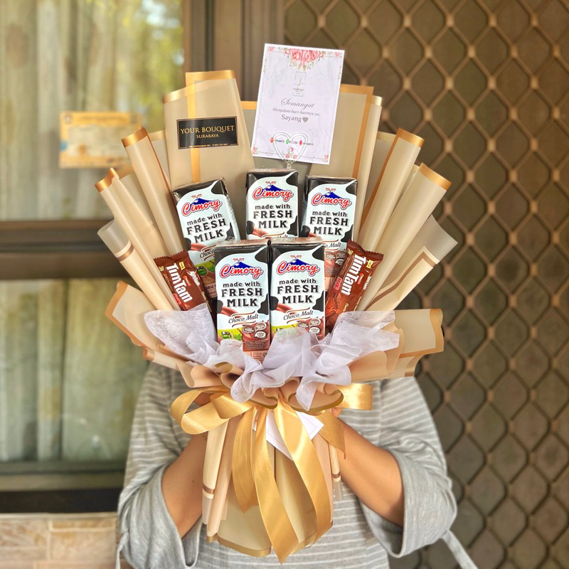 Jual HANDBOUQUET SNACK SUSU ULTRAMILK CIMORY [BUKET SNACK ULTRA MILK ...