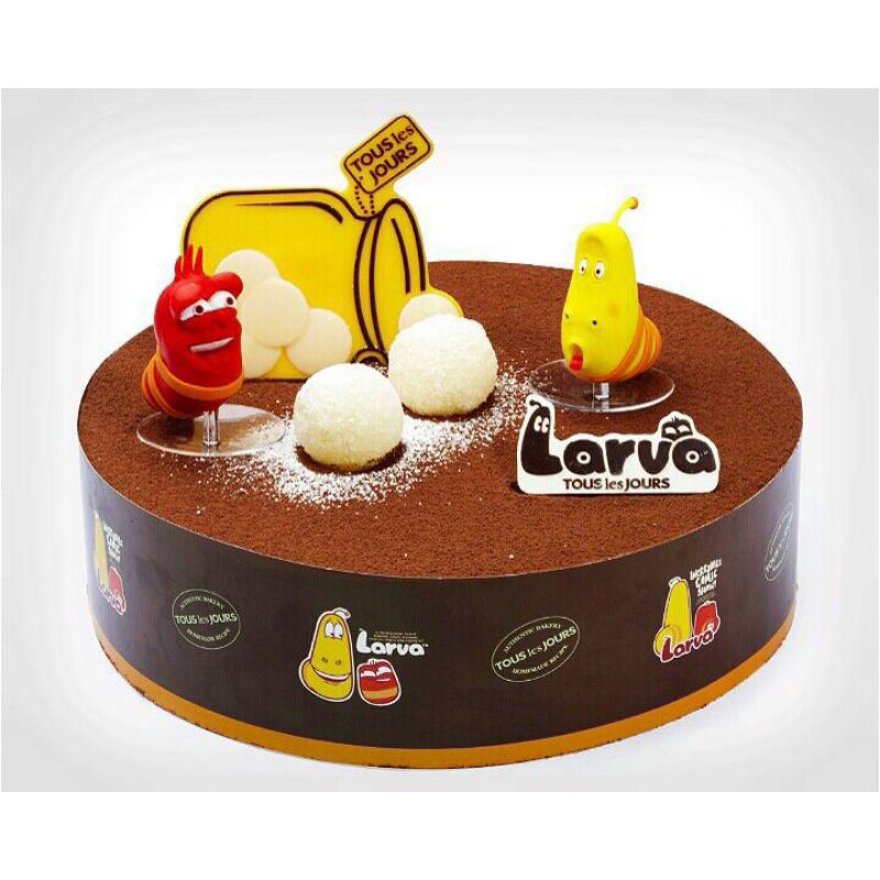 Jual Cake Topper / Miniatur / Hiasan Kue Animasi Larva 2pcs | Shopee ...